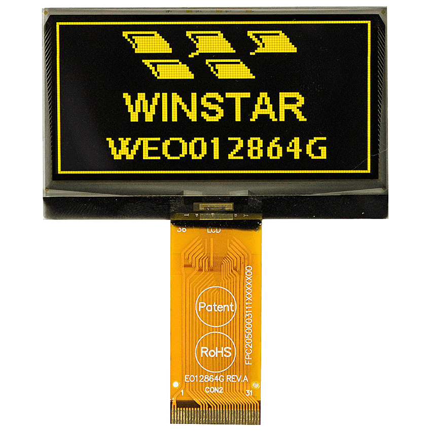 WEO012864GLPP3N00000 - Winstar Longlife OLED graphic display module ...
